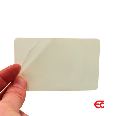Clear adhesive overlay | Clear ID card protection and overlay – Easi-card