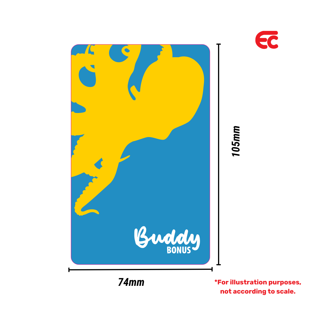 Oversized plastic cards – Easi-card