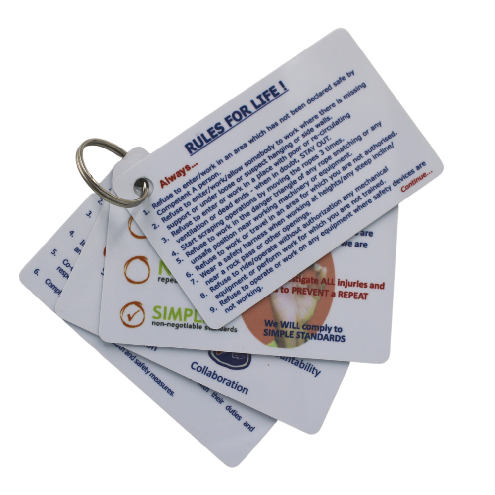 Plastic Rule cards – Easi-card